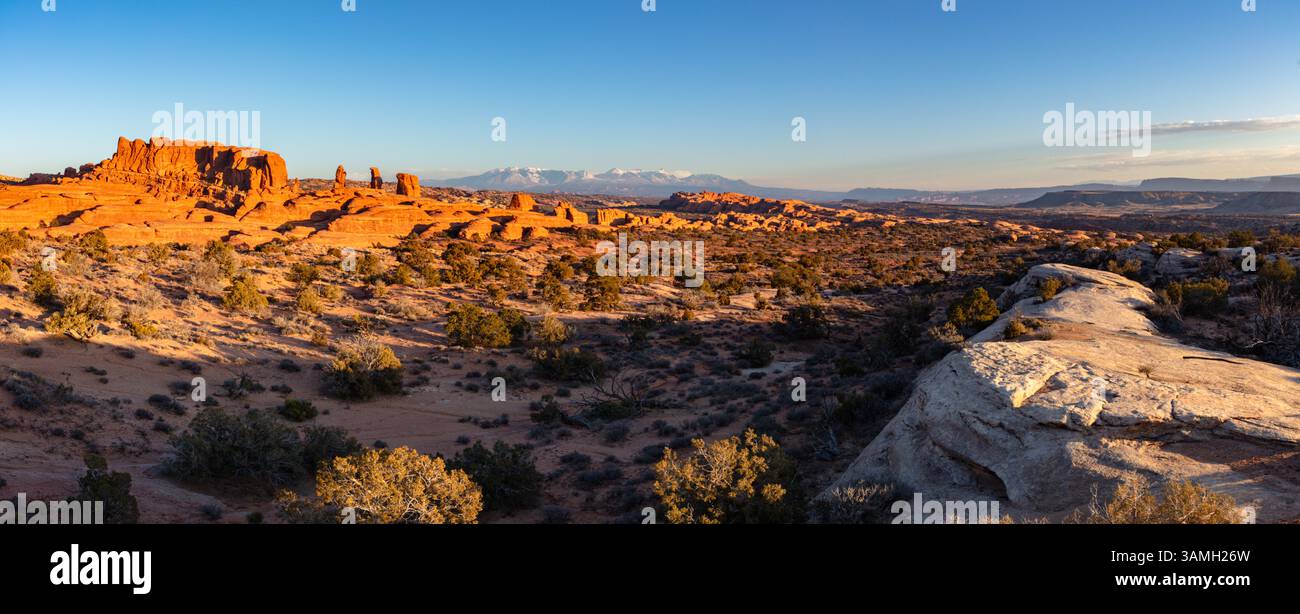Arches national park marching men formation hi-res stock photography ...