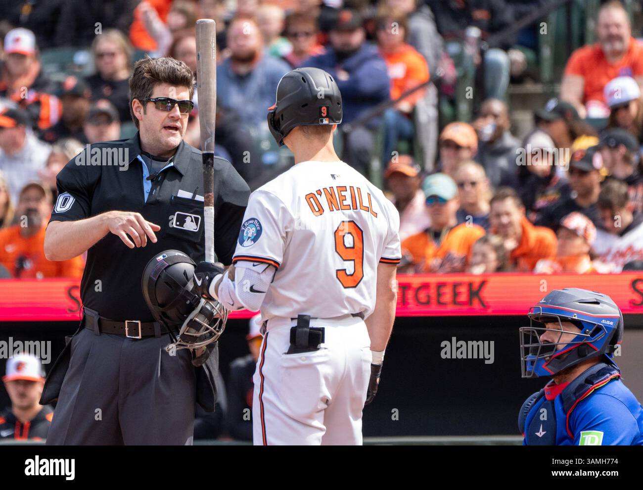 Baltimore, USA. 13th Apr, 2025. BALTIMORE, MD - APRIL 13: Home plate ...