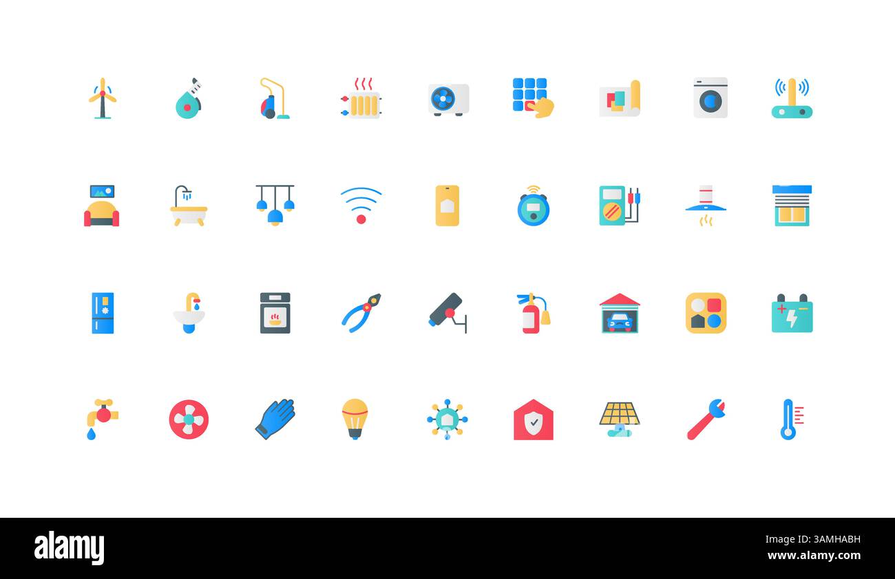 Home utility services, electricity, heat and water supply, garage for ...