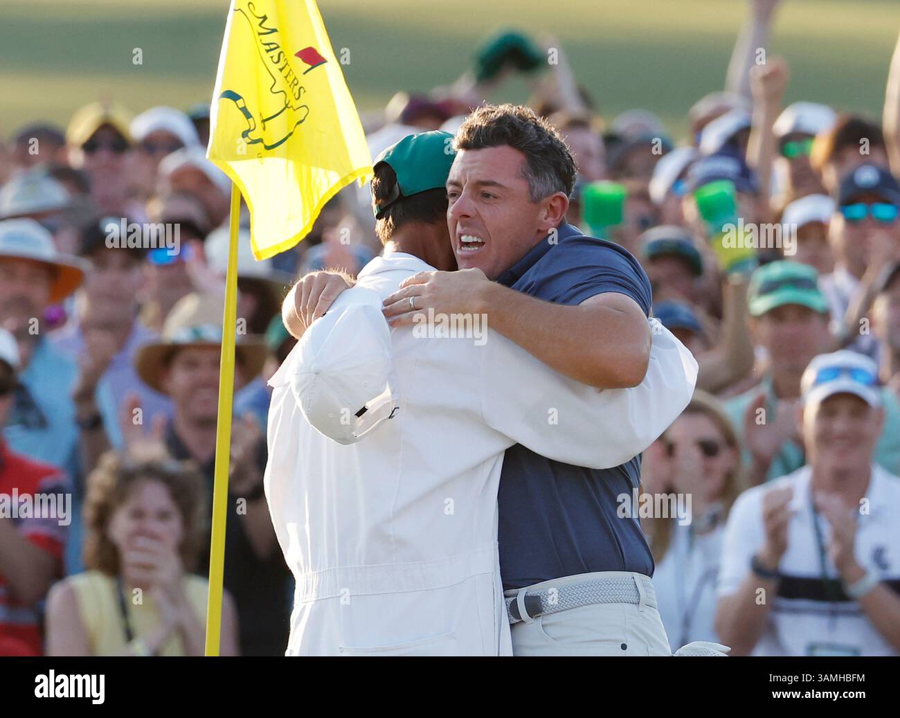 Augusta, United States. 13th Apr, 2025. Rory McIlroy of Northern ...