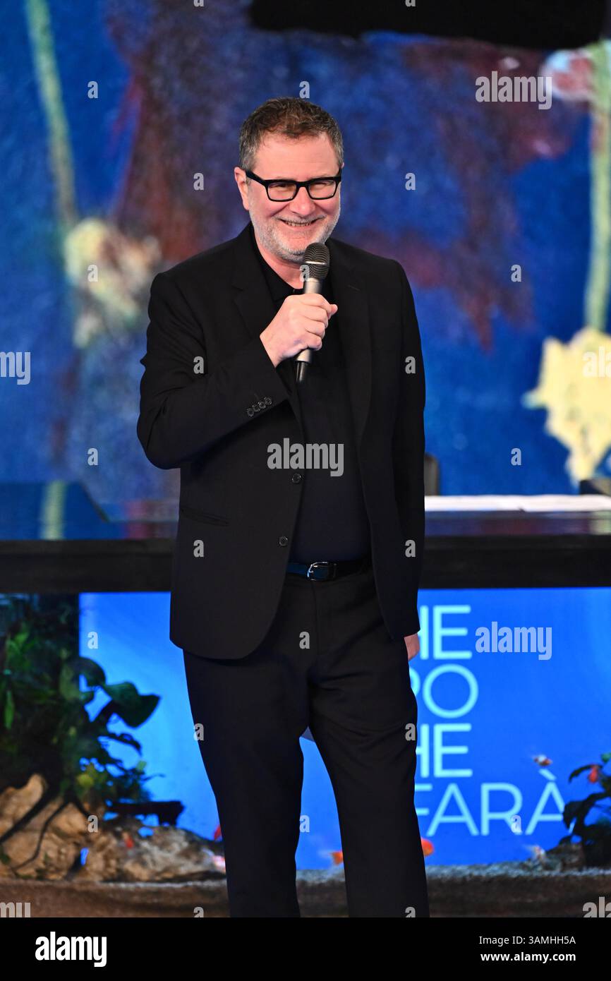 Milan, Italy. 14th Apr, 2025. Milan, Transmission “Che Tempo Che Fa ...