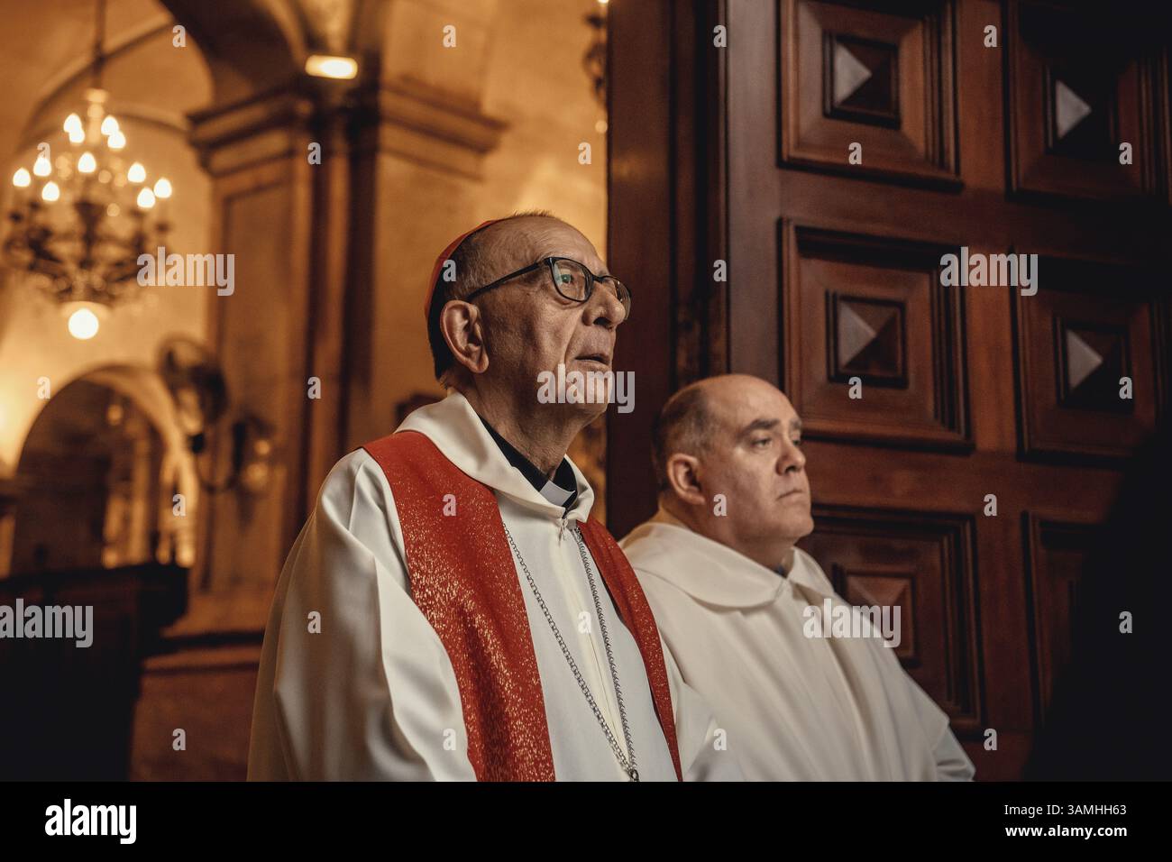 Barcelona, Spain. 13th Apr, 2025. JUAN JOSE OMELLA, cardinal of ...