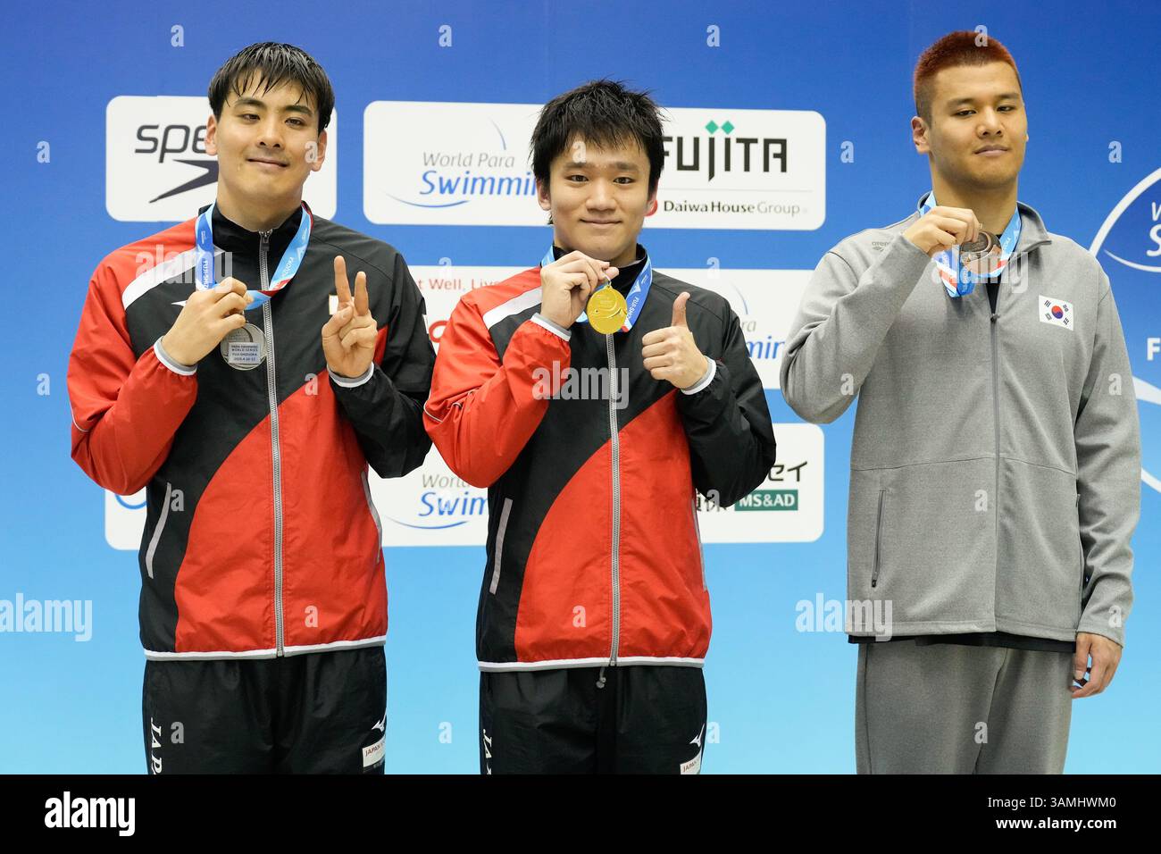 Fuji, Japan. 11th Apr, 2025. (L-R) Shunya Murakami (JPN), Anku Matsuda ...