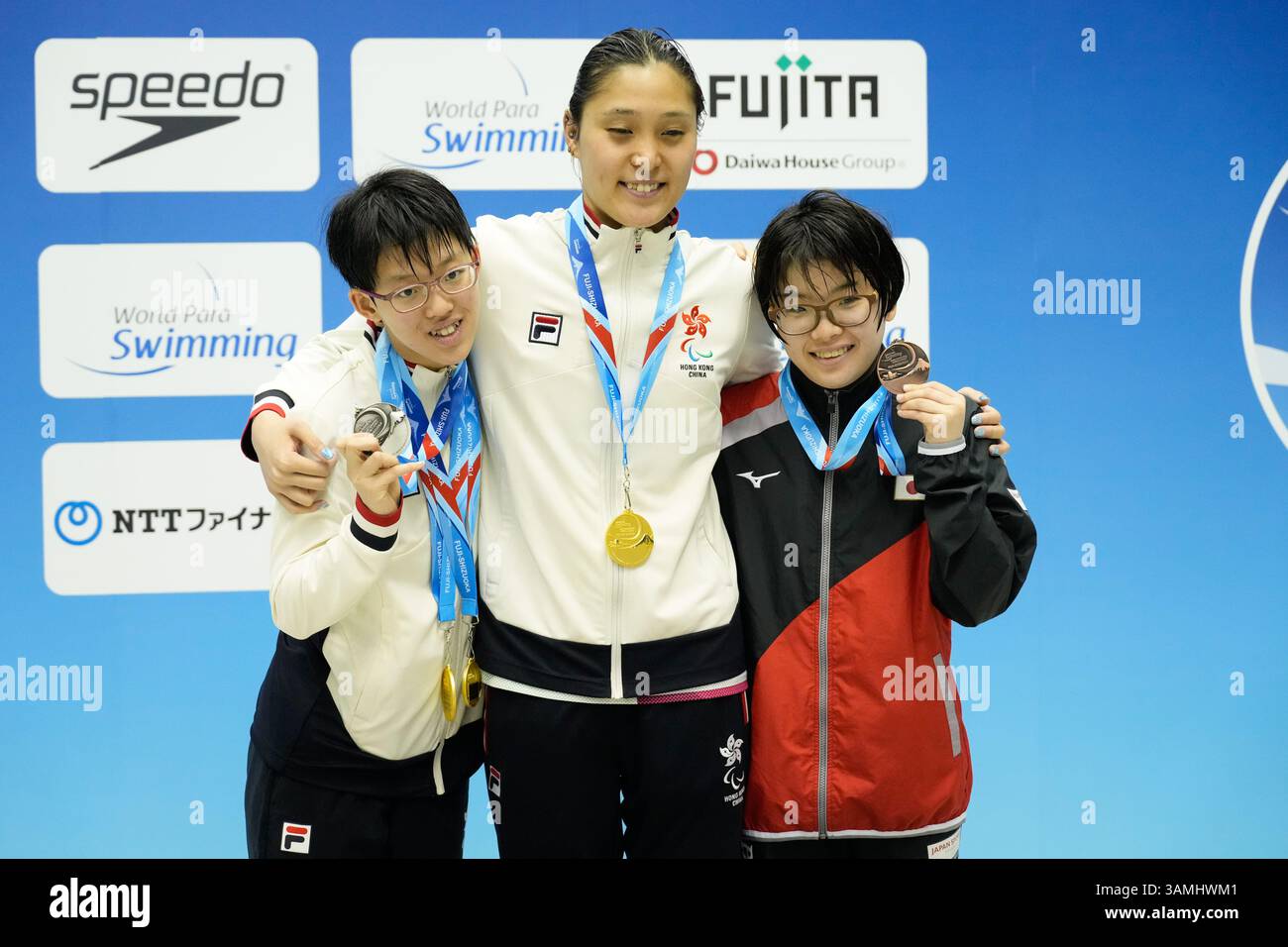 Fuji, Japan. 11th Apr, 2025. (L-R) LAU Chiu Yee (HKG), CHAN Yui Lam ...