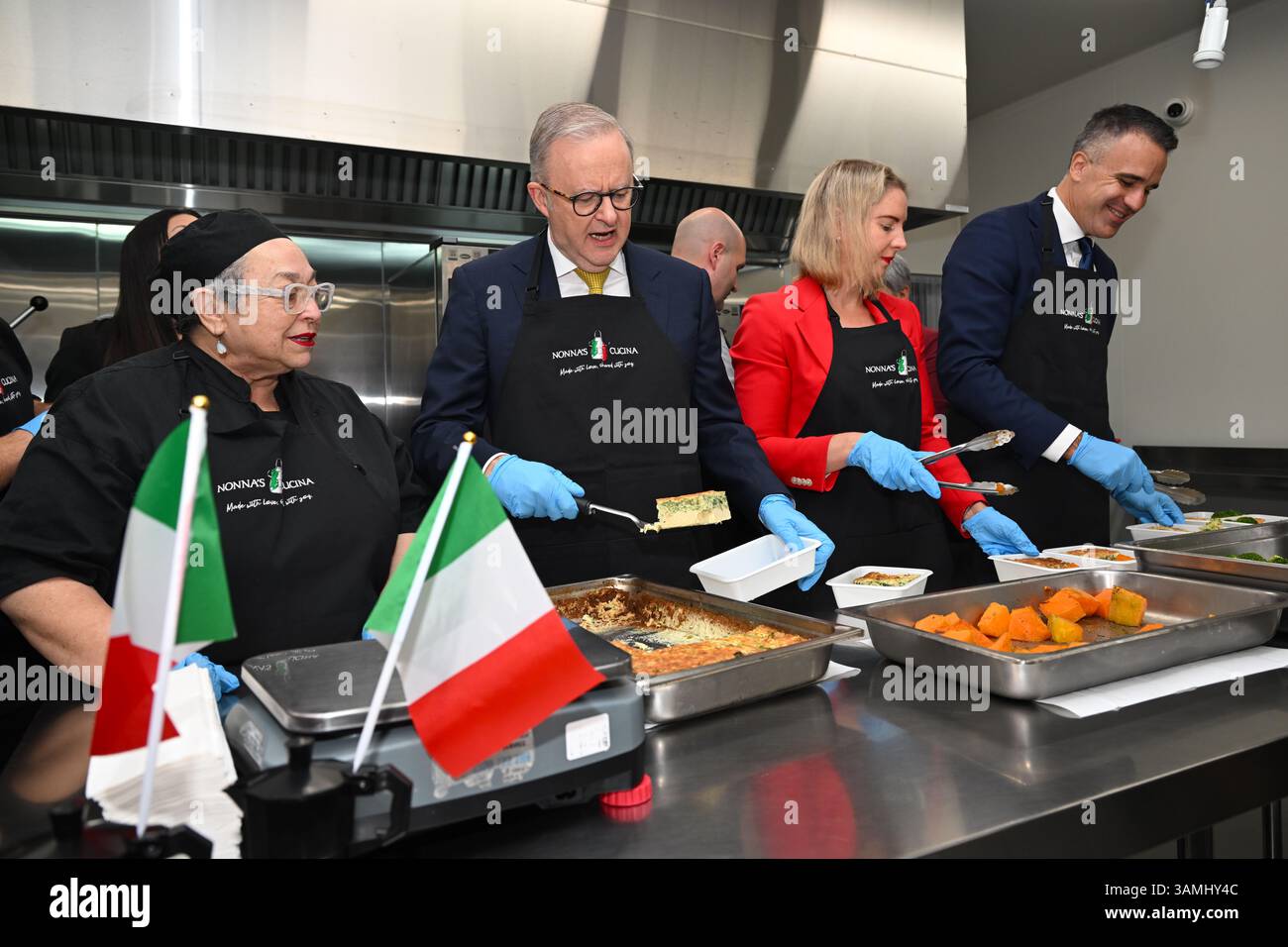 Adelaide, Australia. 14th Apr, 2025. Australian Prime Minister Anthony ...