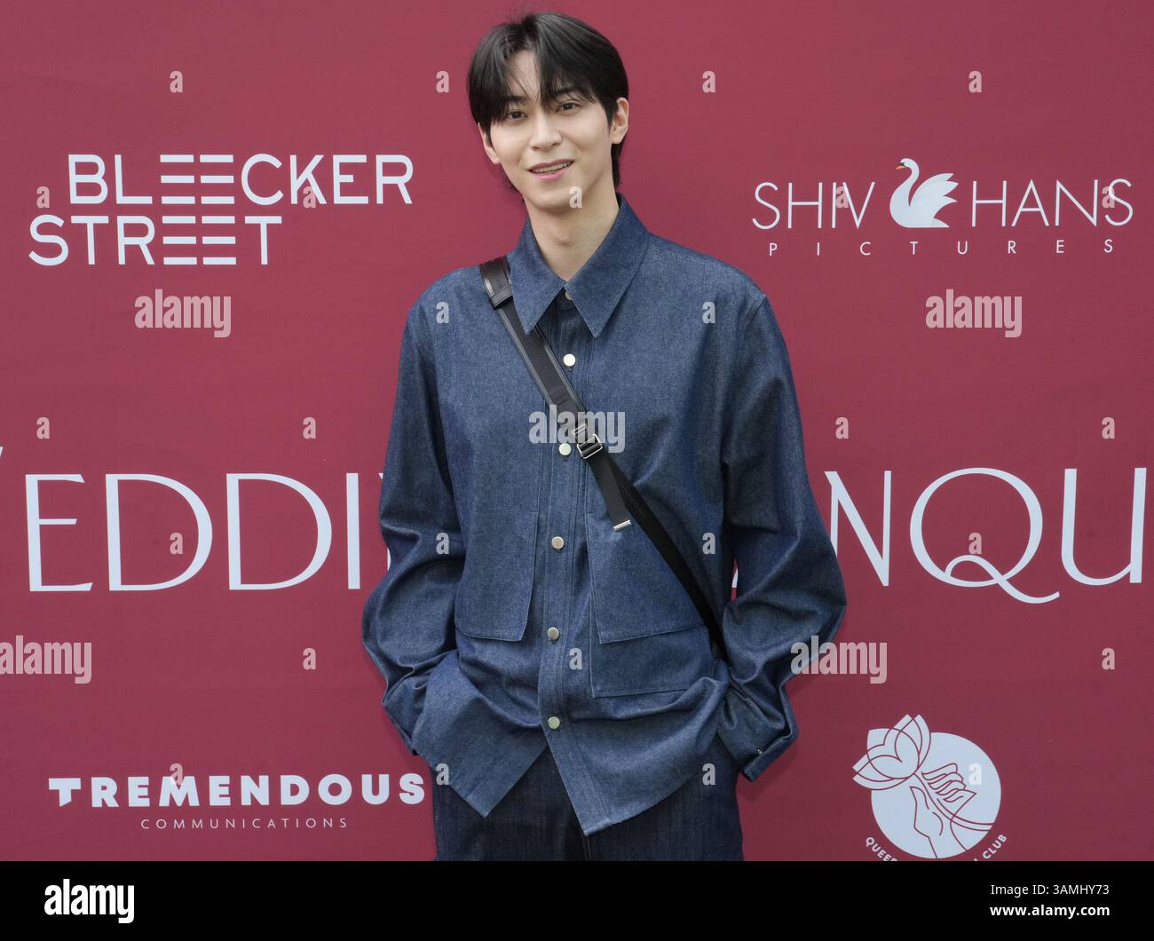 Los Angeles, USA. 13th Mar, 2025. Han Gi-chan arrives at THE WEDDING ...