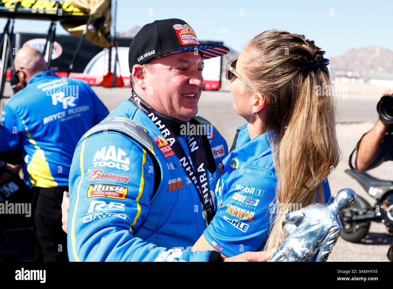 LAS VEGAS, NV - APRIL 13: Tony Stewart (14 TF) NHRA Top Fuel Dragster ...