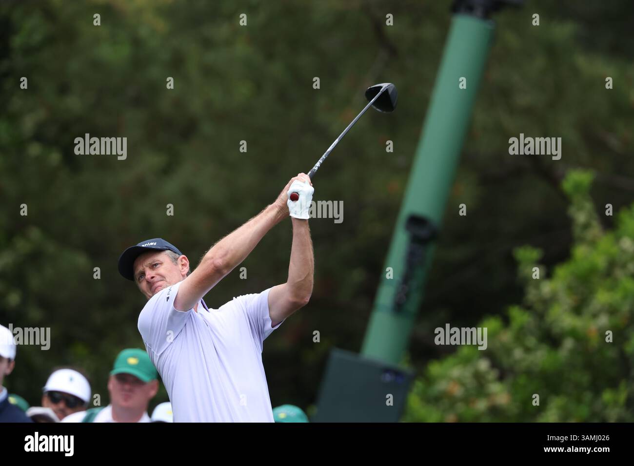 England's Justin Rose on the 5th hole during the day 3 of the 2025 ...