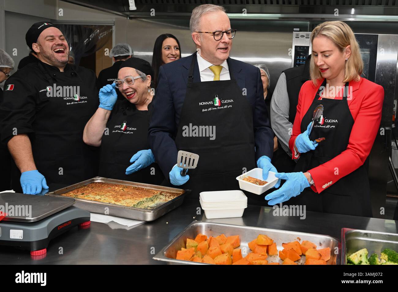 Adelaide, Australia. 14th Apr, 2025. Australian Prime Minister Anthony ...