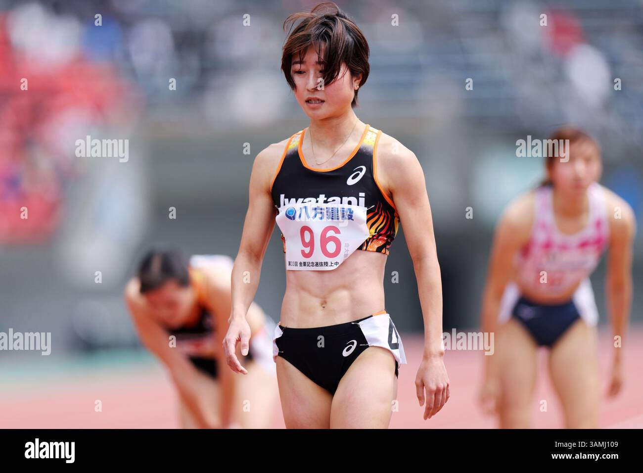 Kumamoto, Japan. 12th Apr, 2025. Ayano Shiomi Athletics : The 33rd Kanaguri Memorial Distance ...