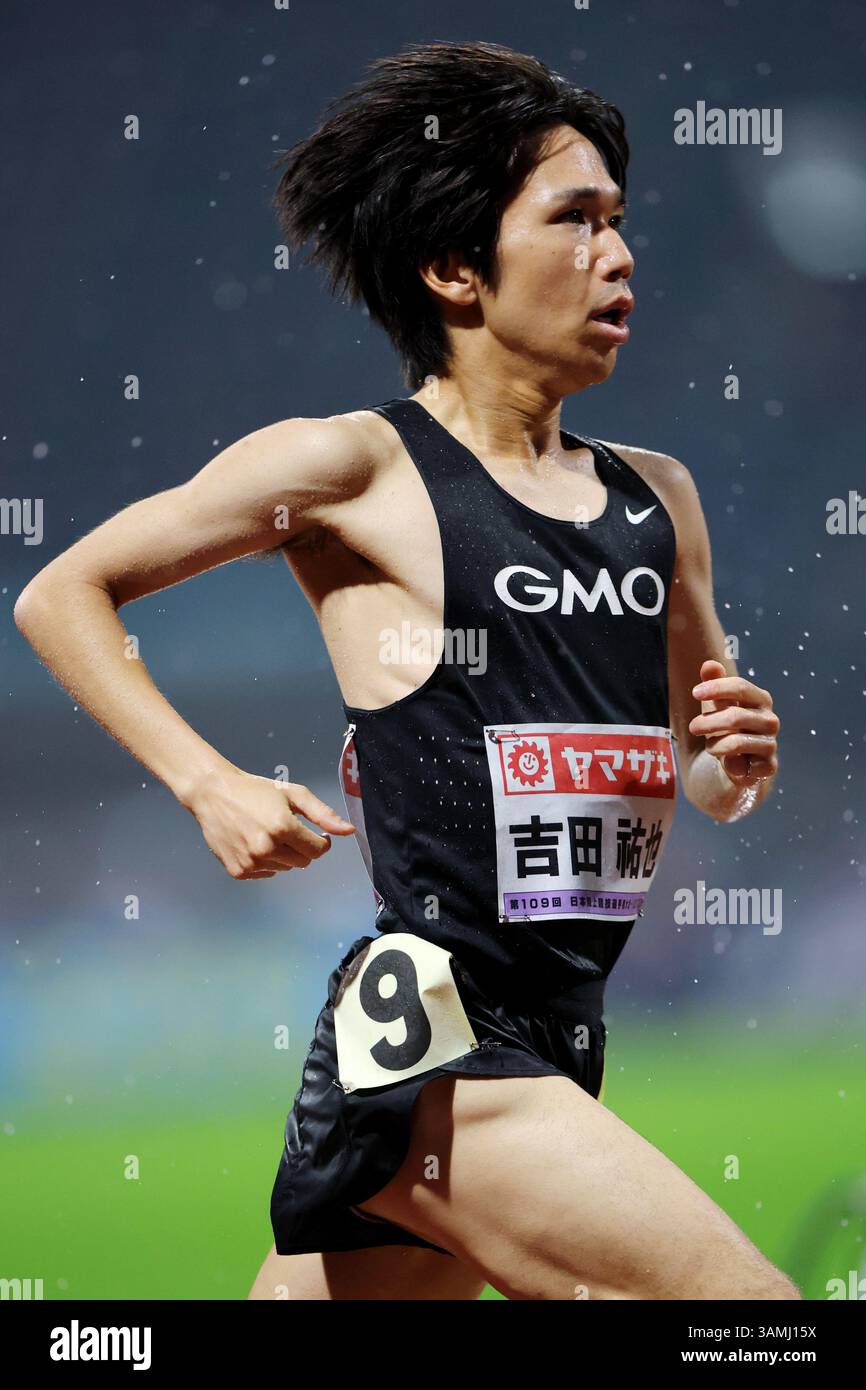 Kumamoto, Japan. 12th Apr, 2025. Yuya Yoshida Athletics : The 109th Japan Track & Field National ...