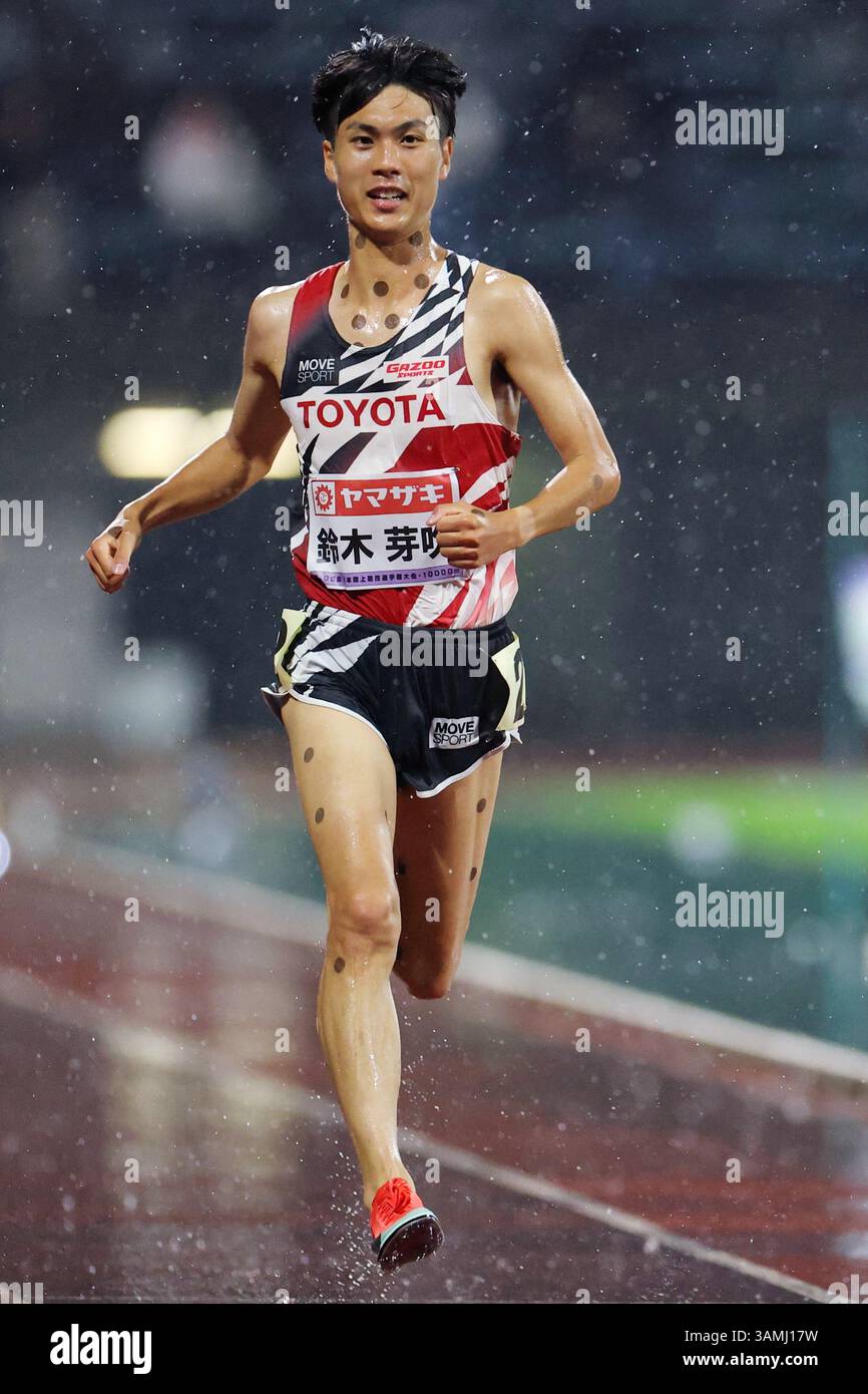 Kumamoto, Japan. 12th Apr, 2025. Mebuki Suzuki Athletics : The 109th ...