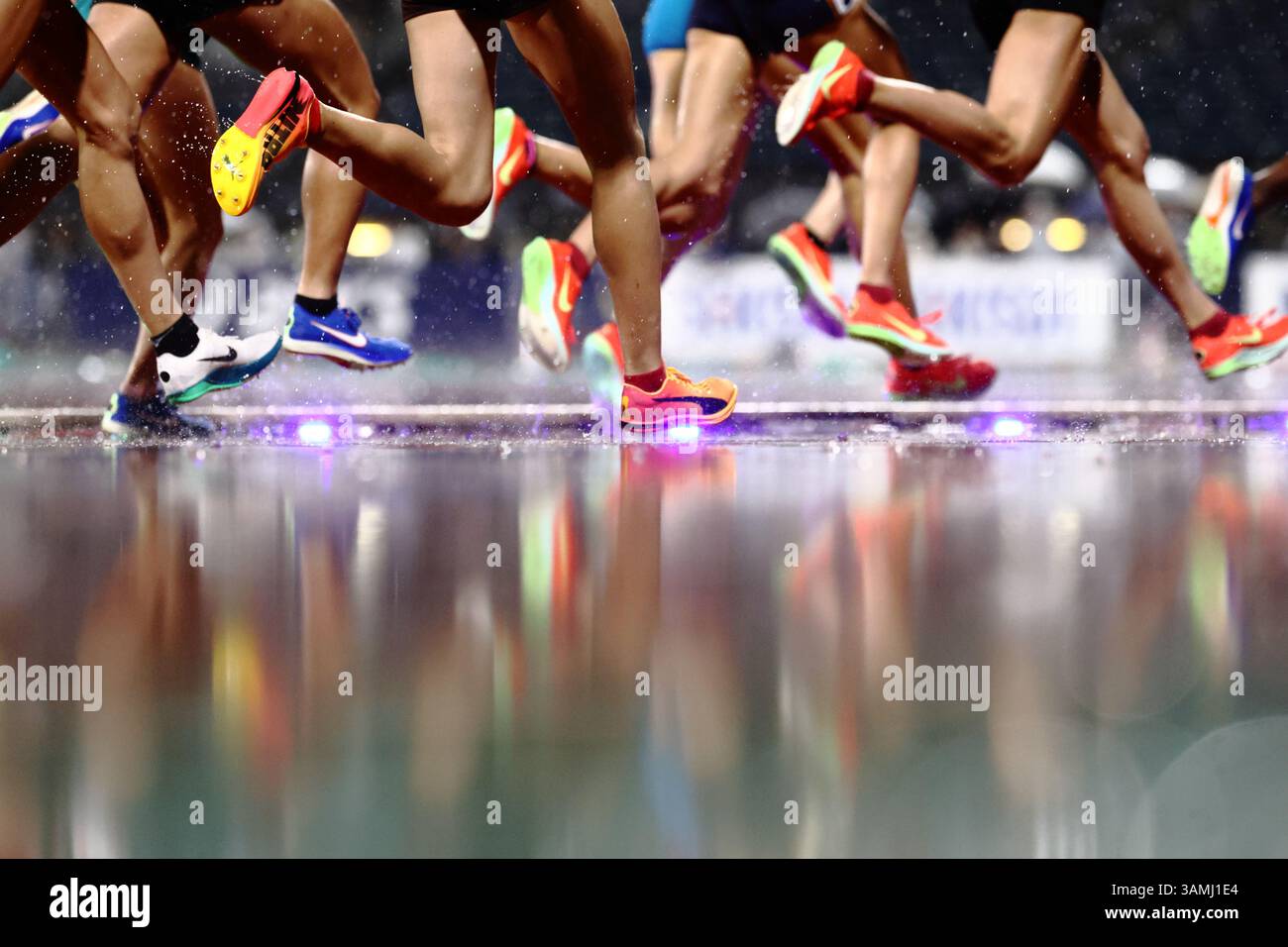 Kumamoto, Japan. 12th Apr, 2025. General view Athletics : The 109th Japan Track & Field National ...