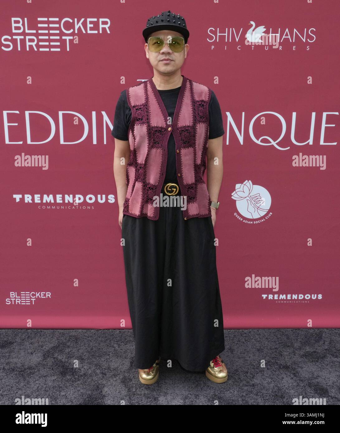 Jeremiah Abraham arrives at THE WEDDING BANQUET Drag Brunch held at ...