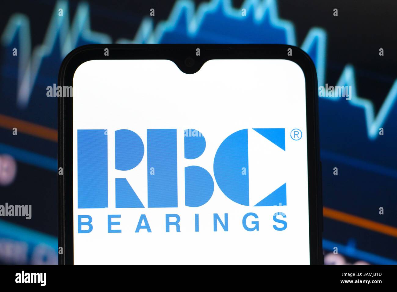 Canada. 13th Apr, 2025. In this photo illustration, the RBC Bearings ...