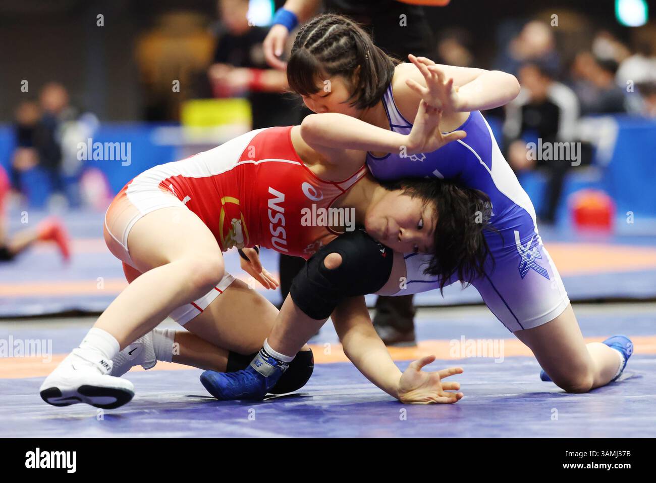 Tokyo, Japan. 13th Apr, 2025. Akari Fujinami Wrestling : JOC Junior ...