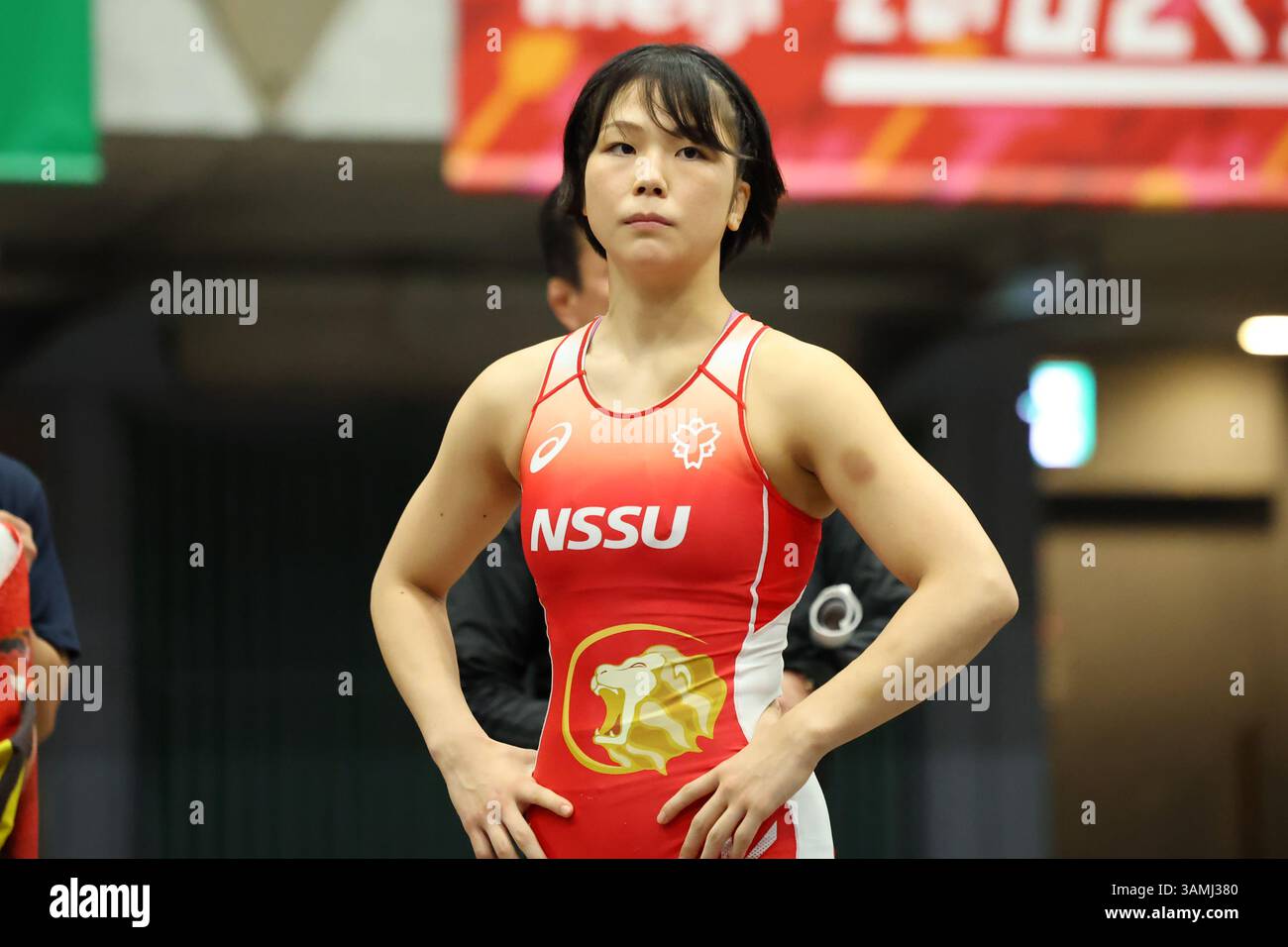 Tokyo, Japan. 13th Apr, 2025. Akari Fujinami Wrestling : JOC Junior ...