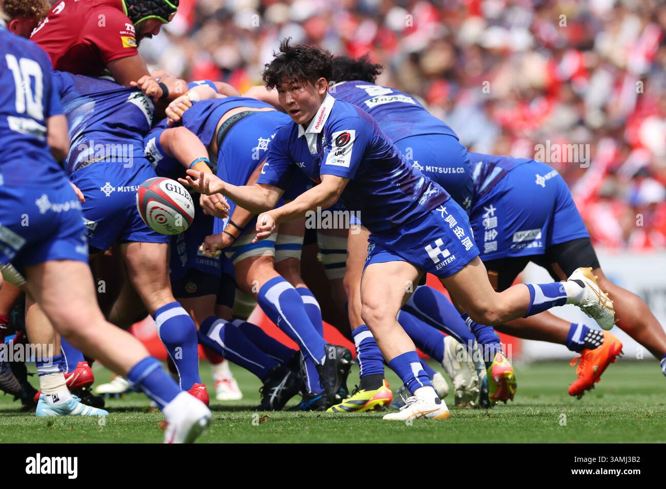 Prince Chichibu Memorial Rugby Stadium, Tokyo, Japan. 12th Apr, 2025 ...