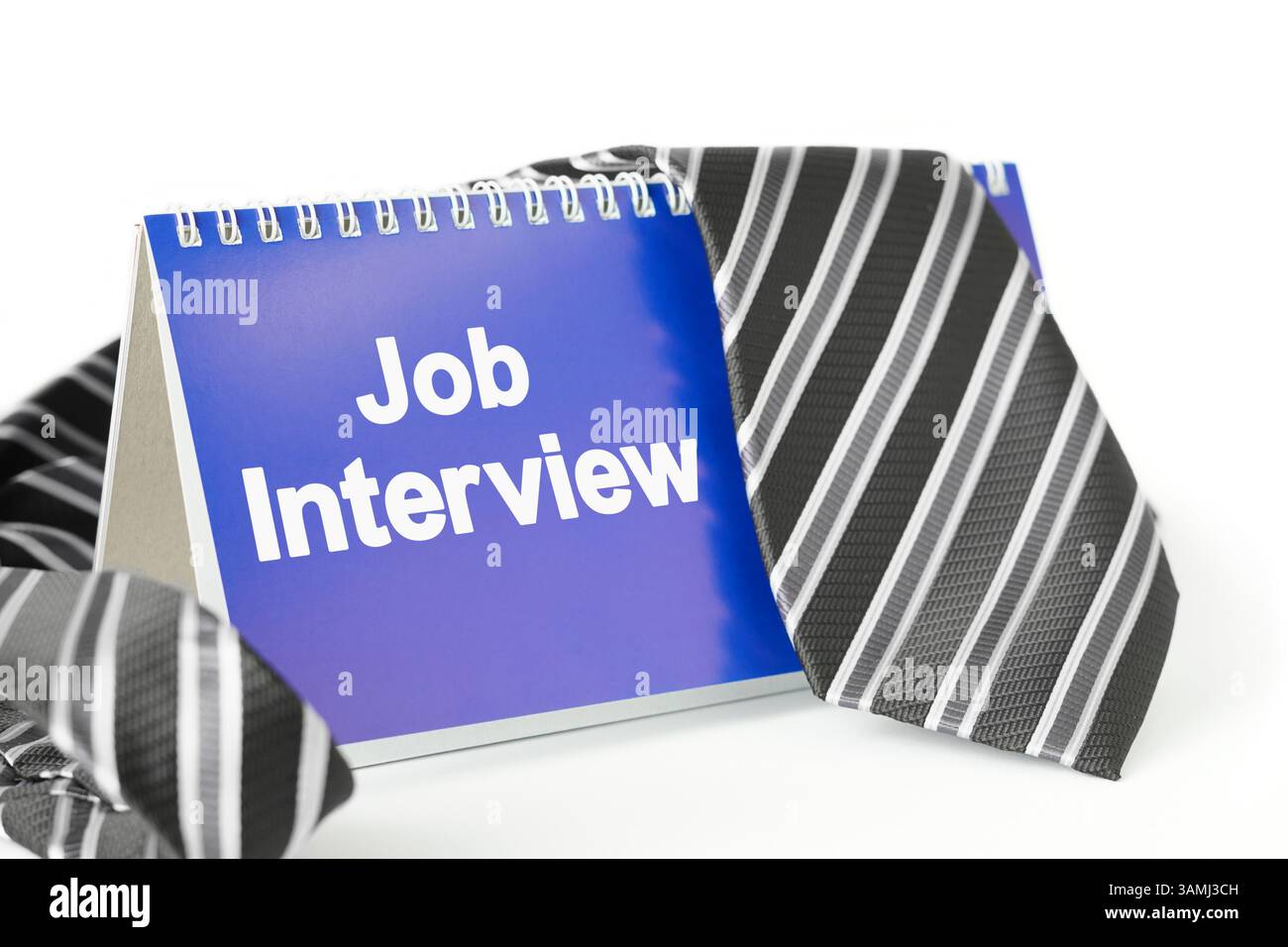 Job interview concept with a desk calendar page day planner with job ...