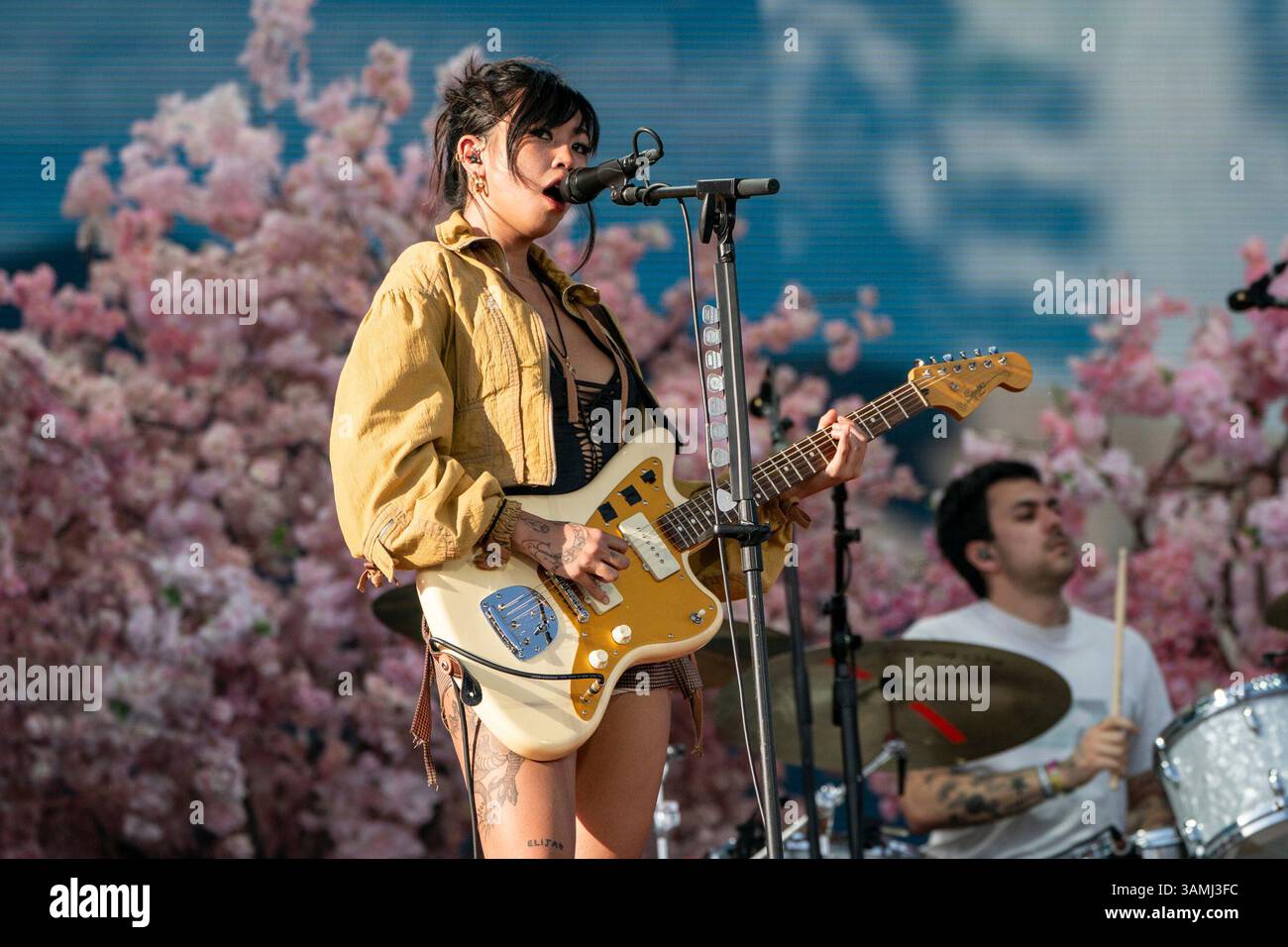 beabadoobee performs during the first weekend of the Coachella Valley ...