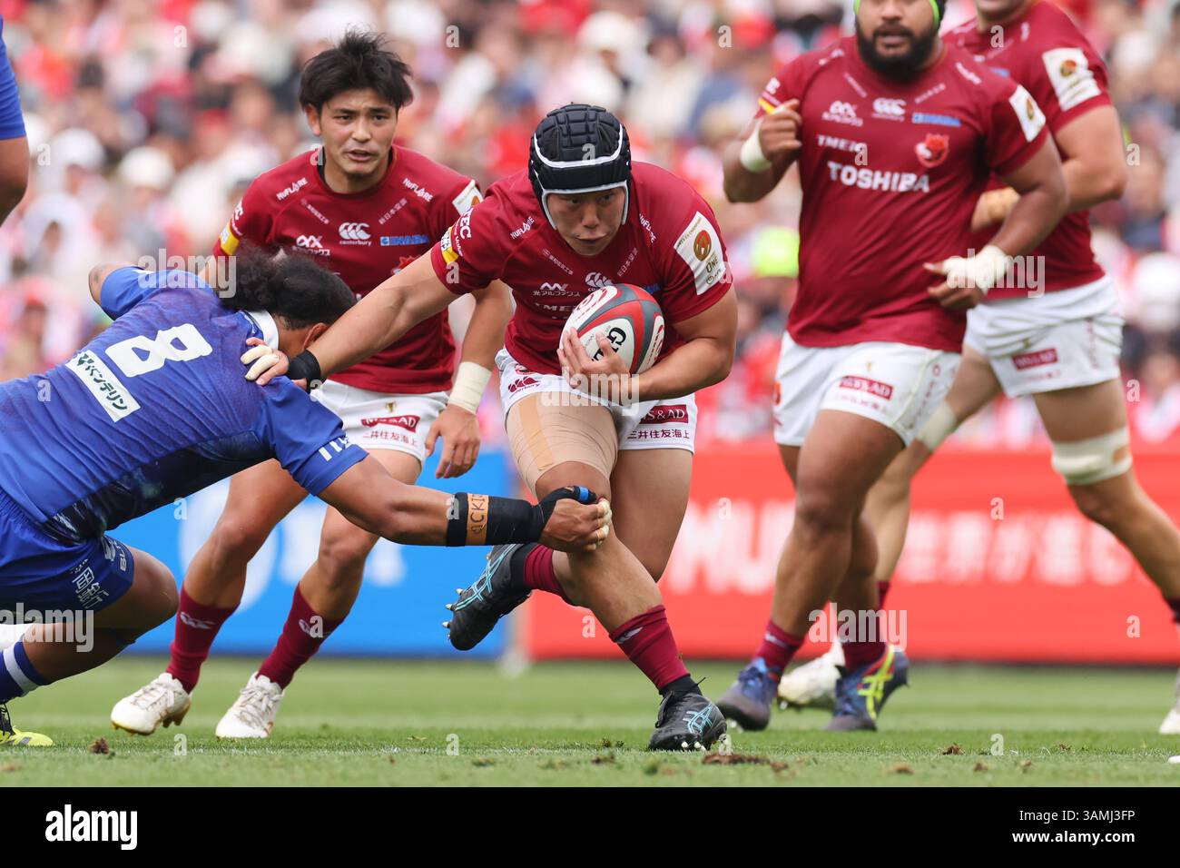 Prince Chichibu Memorial Rugby Stadium, Tokyo, Japan. 12th Apr, 2025 ...