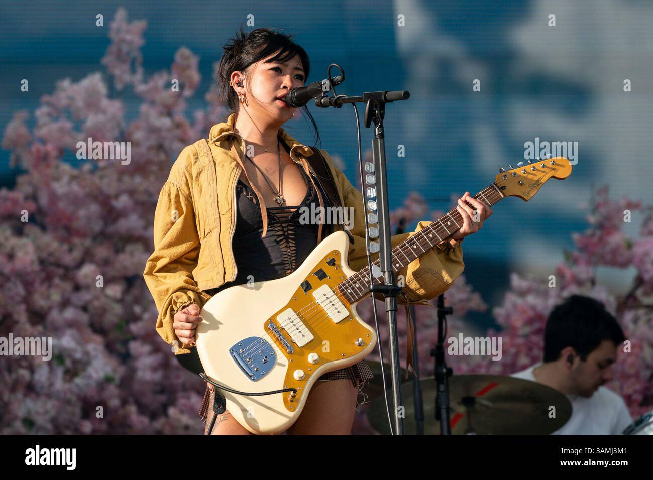 beabadoobee performs during the first weekend of the Coachella Valley ...