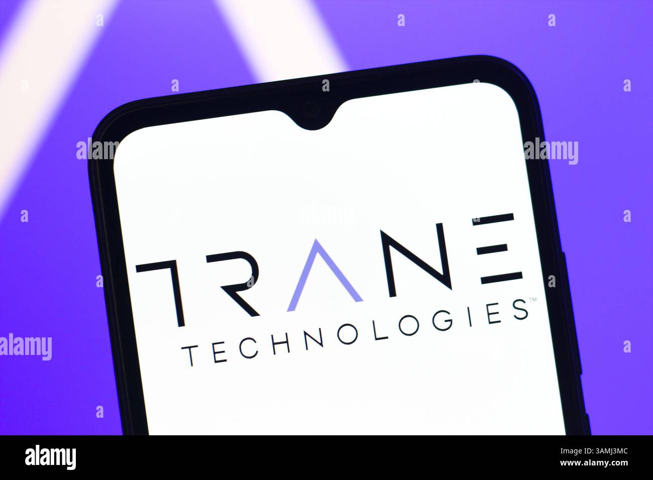 Canada. 13th Apr, 2025. In this photo illustration, the Trane ...