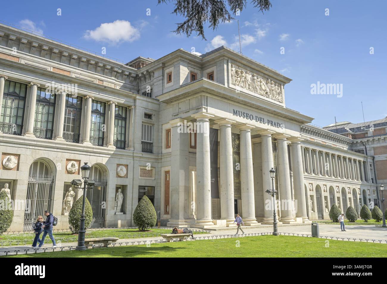 Museo del Prado art museum, Paseo del Prado, Madrid, Spain, Europe ...
