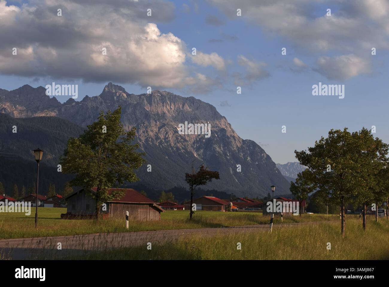 German mountain village in warm hi-res stock photography and images - Alamy
