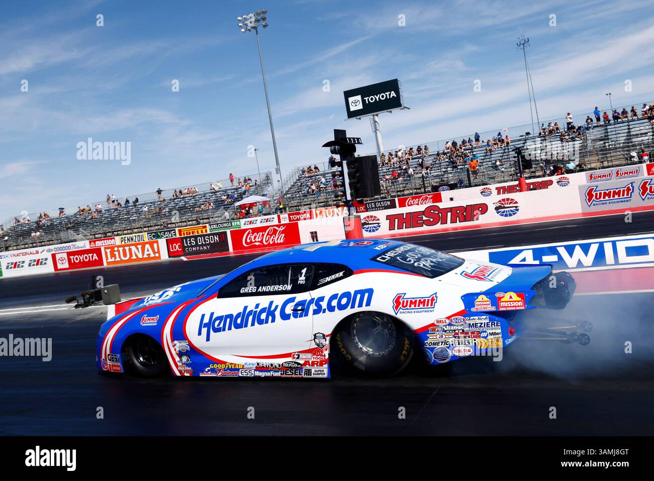 LAS VEGAS, NV - APRIL 13: Greg Anderson (1 PRO) HendrickCars.com Camaro ...