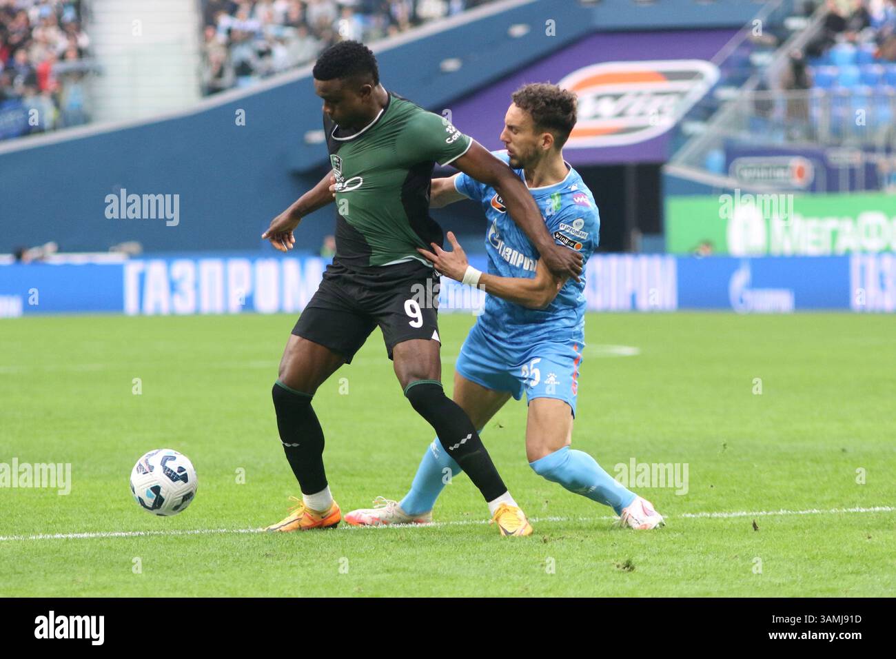 Saint Petersburg, Russia. 13th Apr, 2025. Strahinja Erakovic (25) of ...