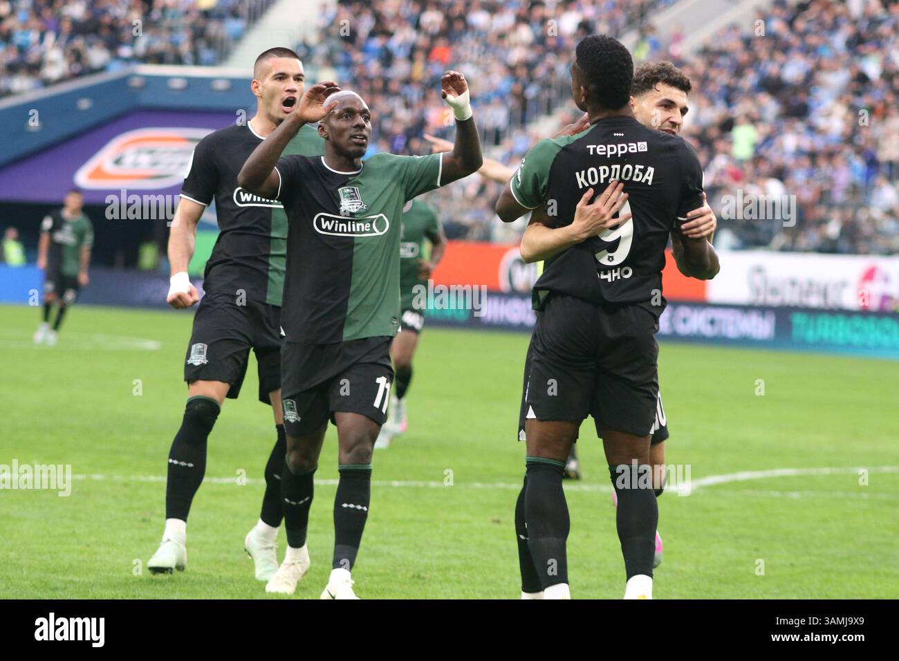 Saint Petersburg, Russia. 13th Apr, 2025. Jhon Andres Cordoba Copete ...