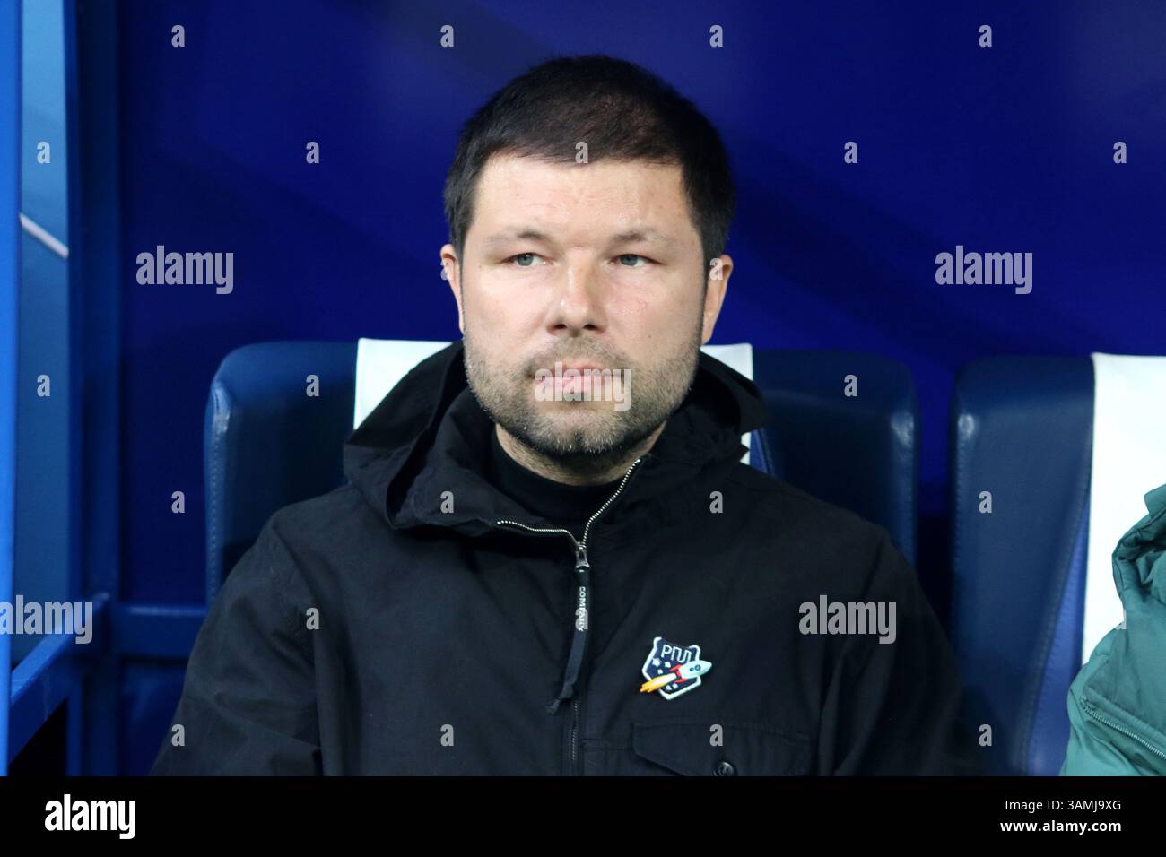 Murad Musaev, head coach of Krasnodar seen during the Russian Premier ...