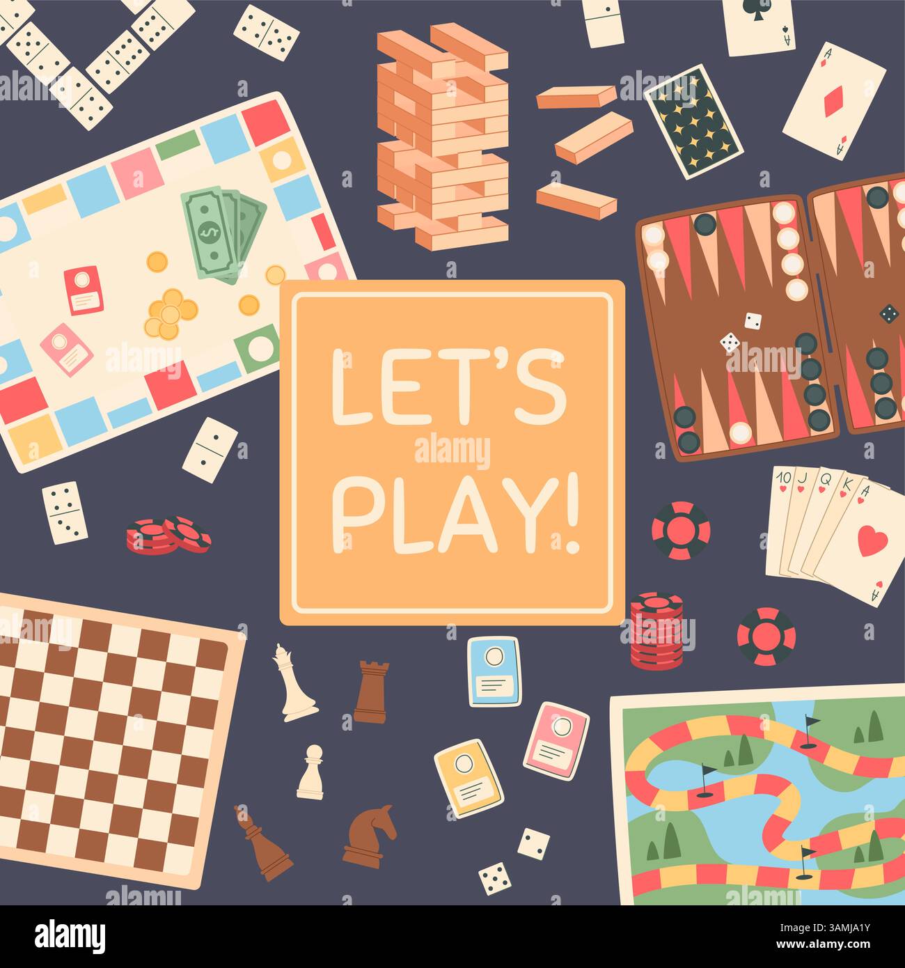 Backgammon game board Stock Vector Images - Alamy