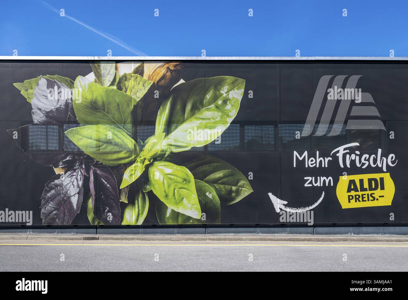 Aldi advertising poster Stock Photo - Alamy