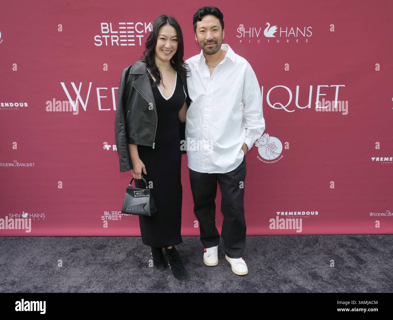 Los Angeles, USA. 13th Mar, 2025. (L-R) Kara Wang and Ricky Wang ...