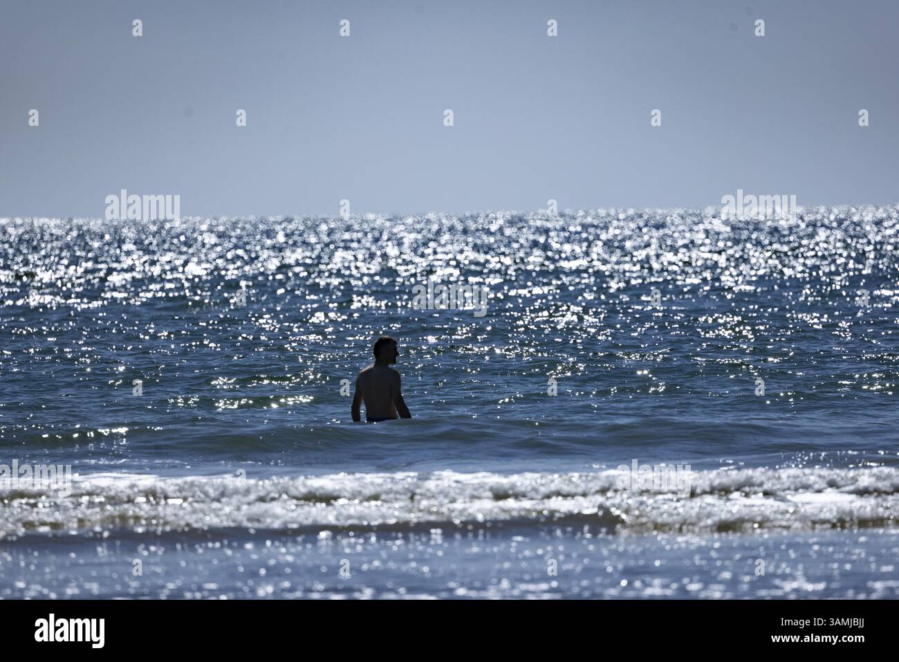 Man bathing in sparkling hi-res stock photography and images - Alamy