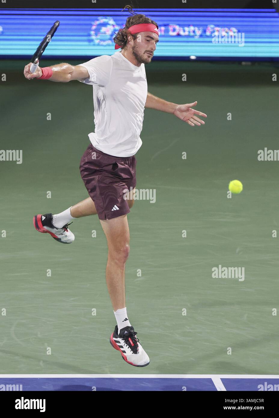 Stefanos Tsitsipas, Dubai Duty Free Tennis Championships, Dubai, U.A.E ...