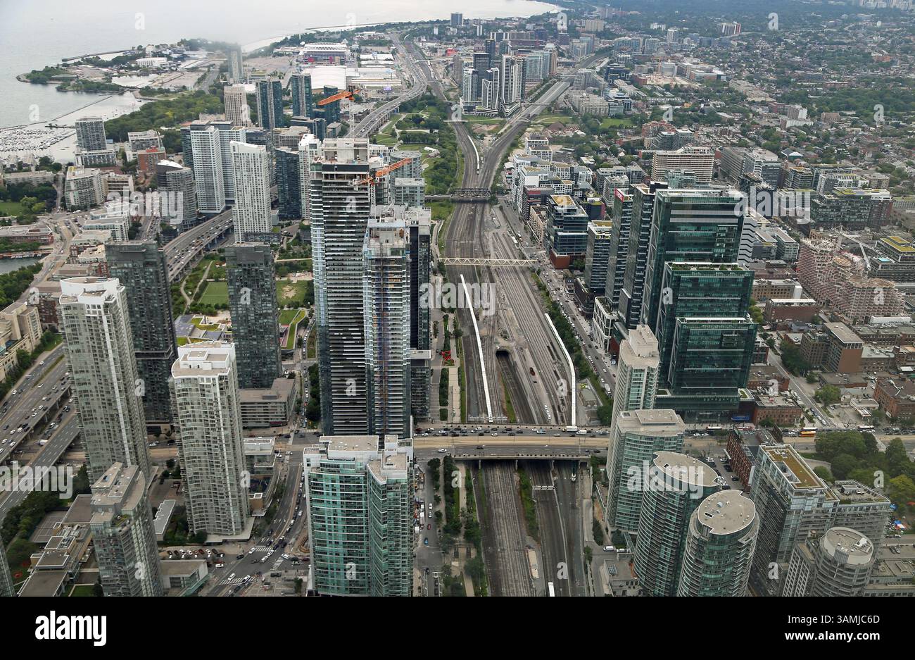 Main highway of Toronto, Canada Stock Photo - Alamy