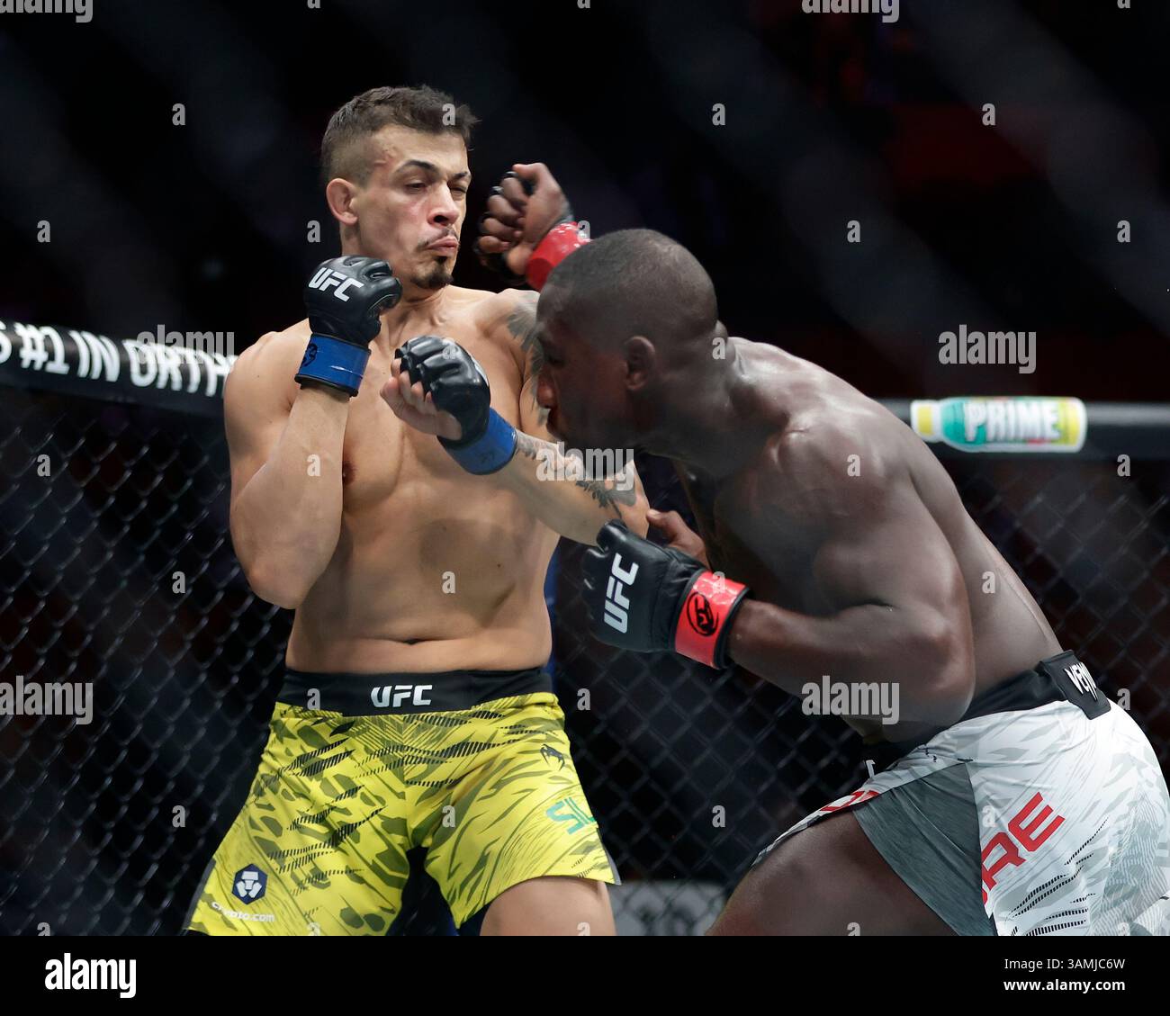 Miami, Florida, USA. 12th Apr, 2025. TRESEAN GORE and MARCO TULIO fight ...