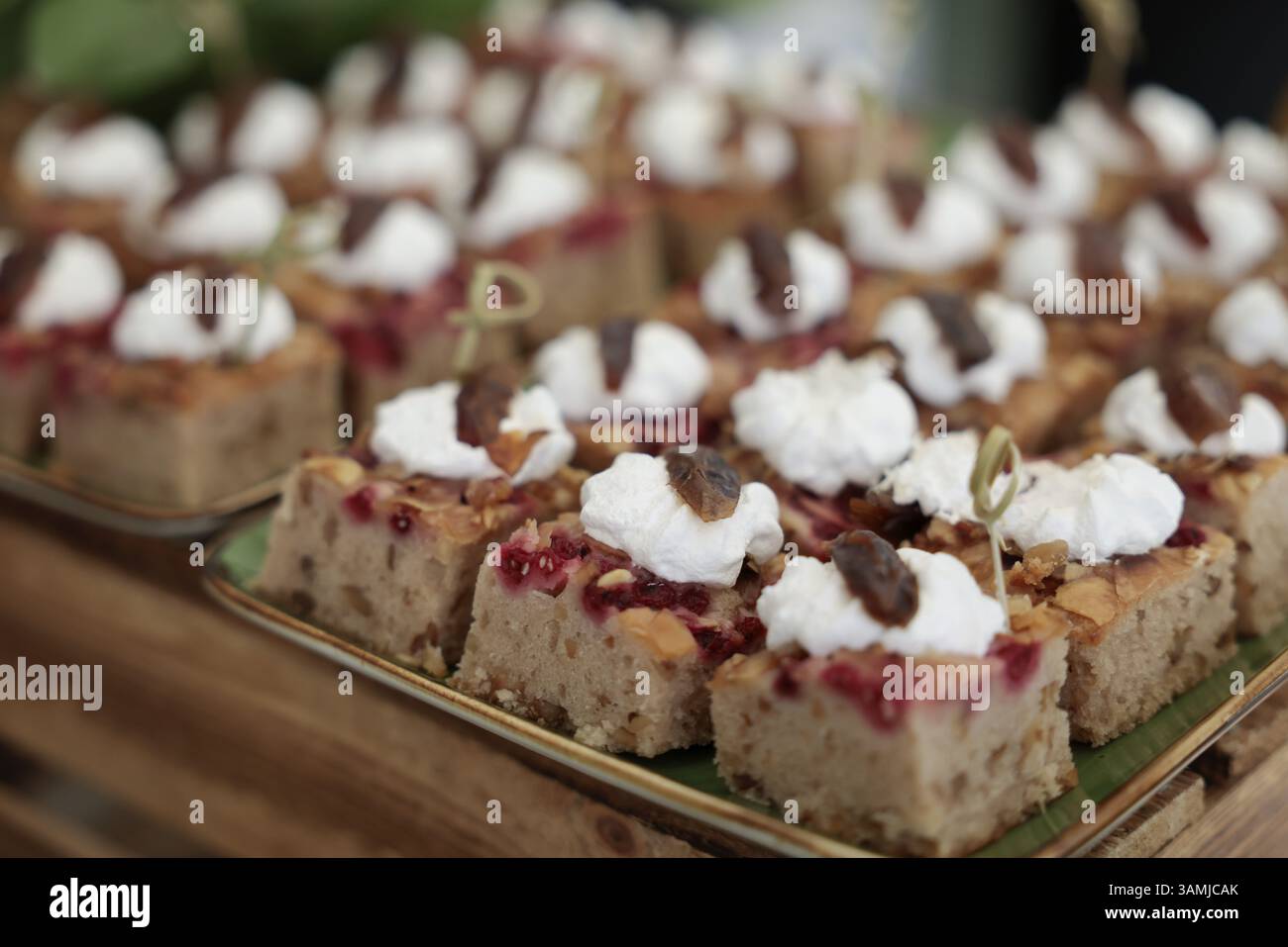 Cake buffet, pastries at a festively decorated buffet, Cologne, North ...