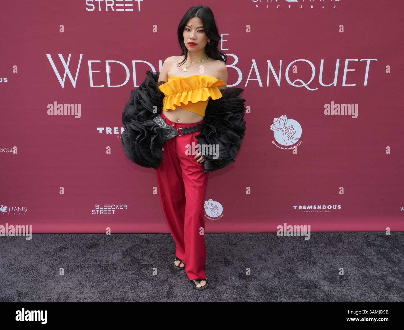 Los Angeles, USA. 13th Mar, 2025. Cindy Chen arrives at THE WEDDING ...
