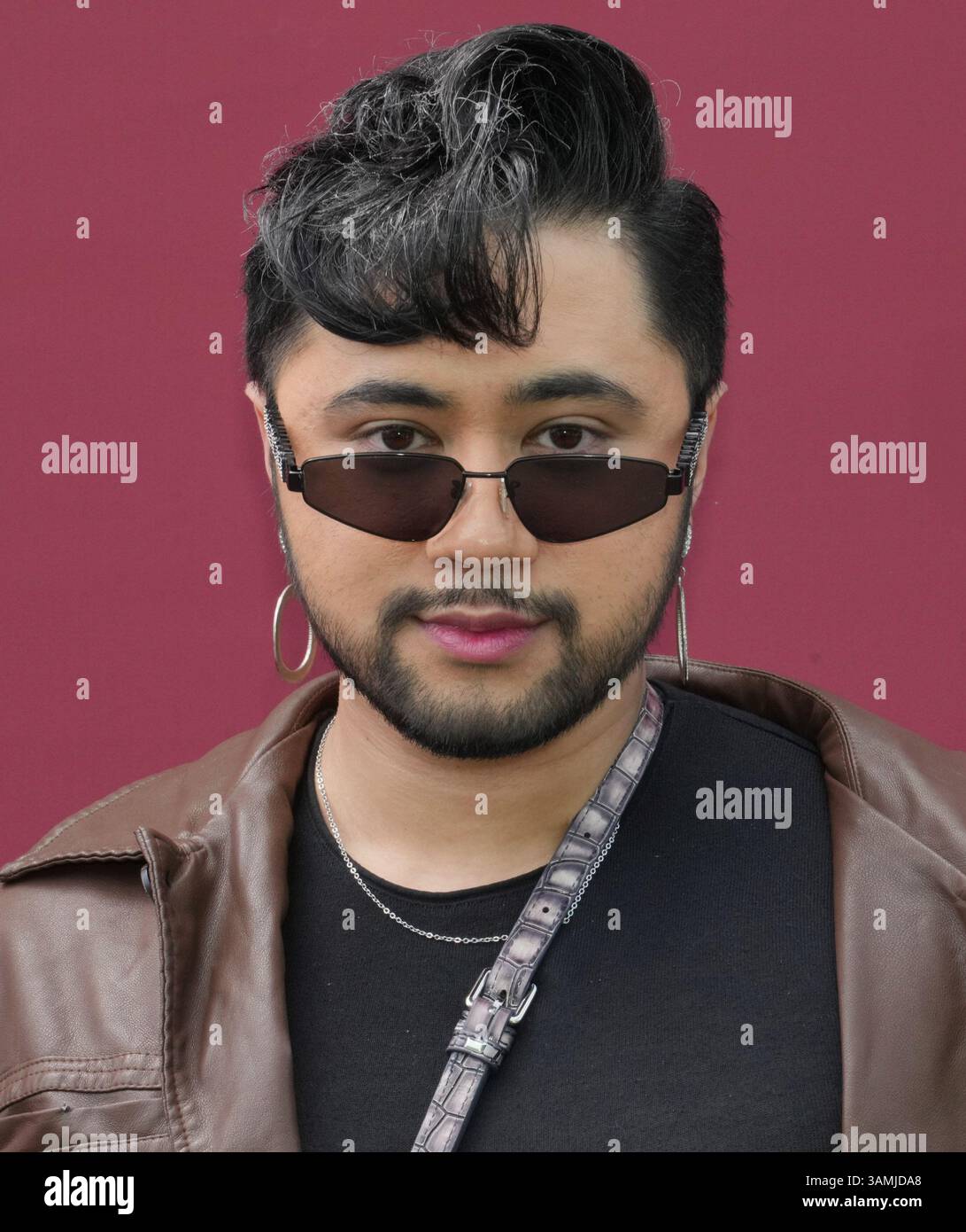 Andre Menchavez arrives at THE WEDDING BANQUET Drag Brunch held at ...