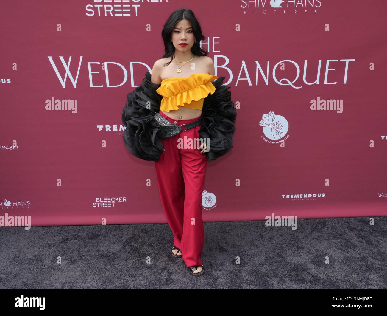Cindy Chen arrives at THE WEDDING BANQUET Drag Brunch held at Chifa in ...