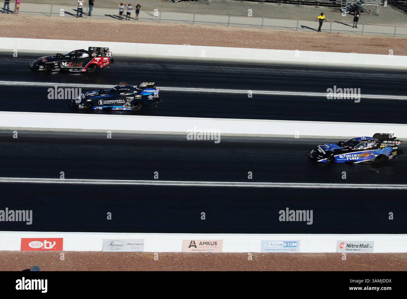 LAS VEGAS, NV - APRIL 13: Austin Prock (1 FC) NHRA Funny Car (lane ...