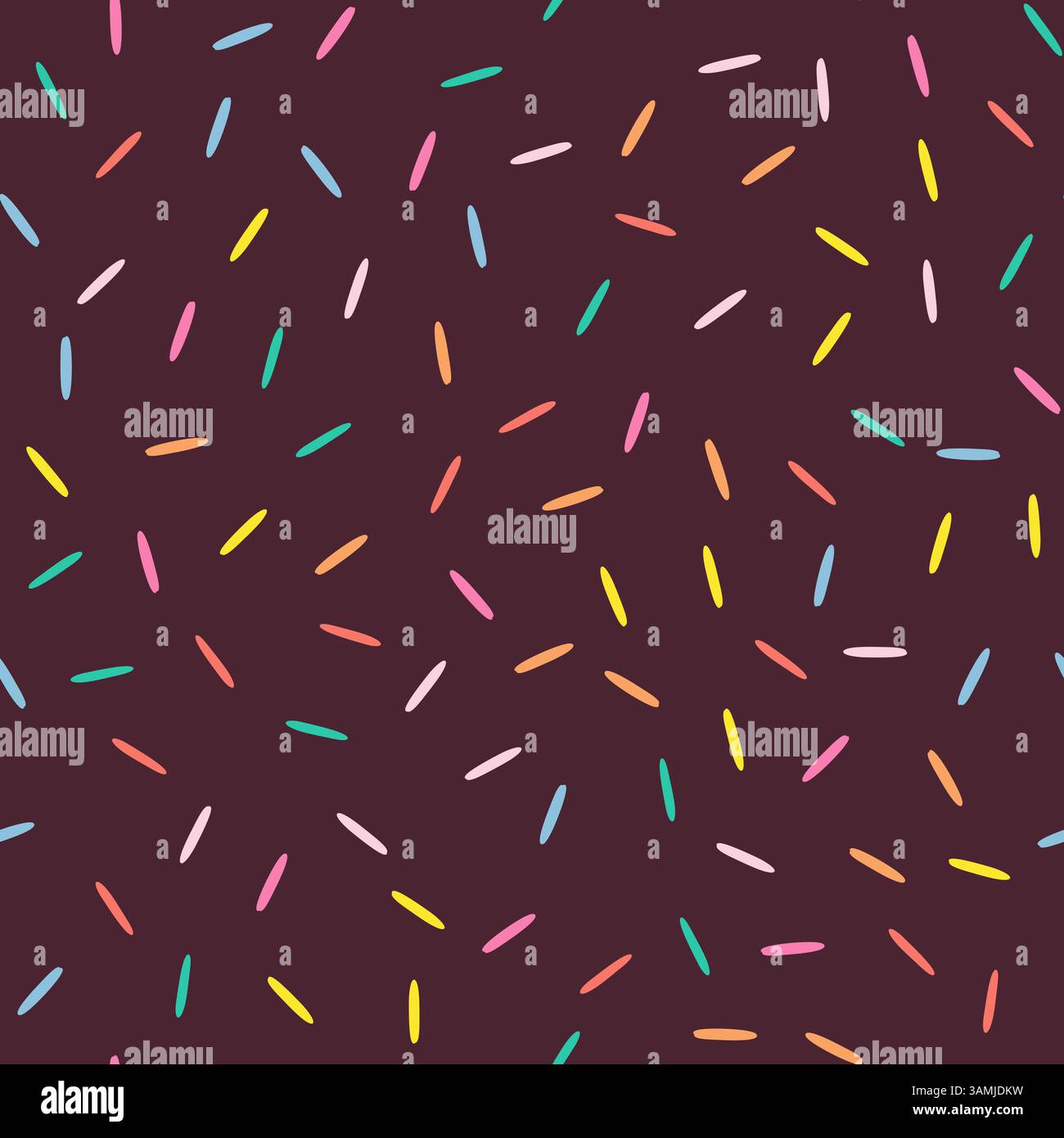 Simple Sprinkle Pattern. Multicolored confetti background. Funny ...
