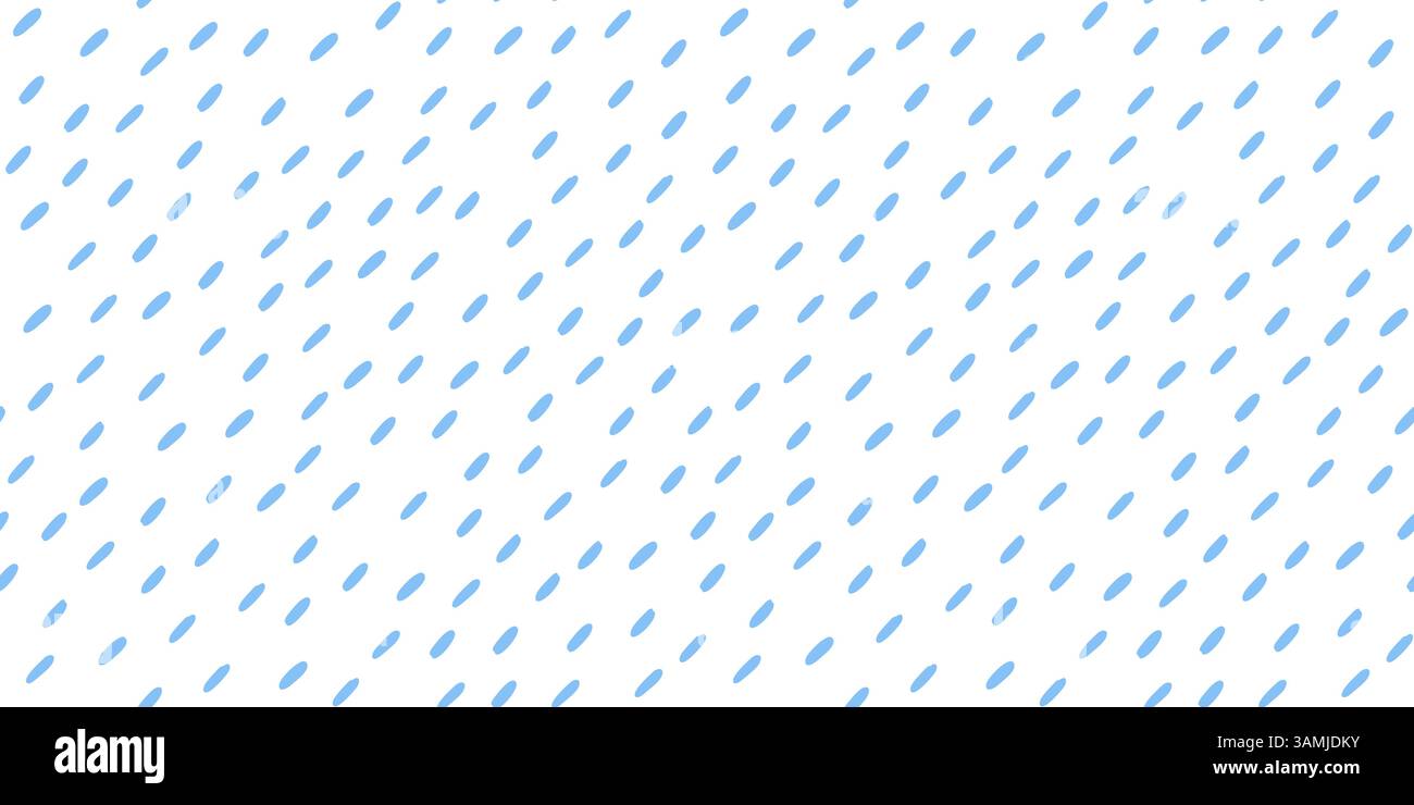 Simple rain pattern. Blue drops on white background. Rainfall ...