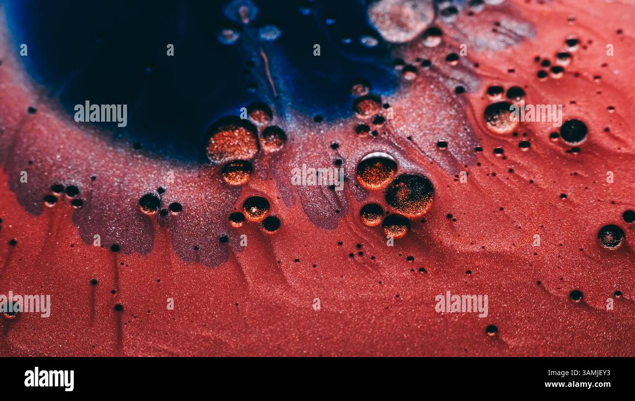 Splatter art bubbles background defocused hi-res stock photography and ...