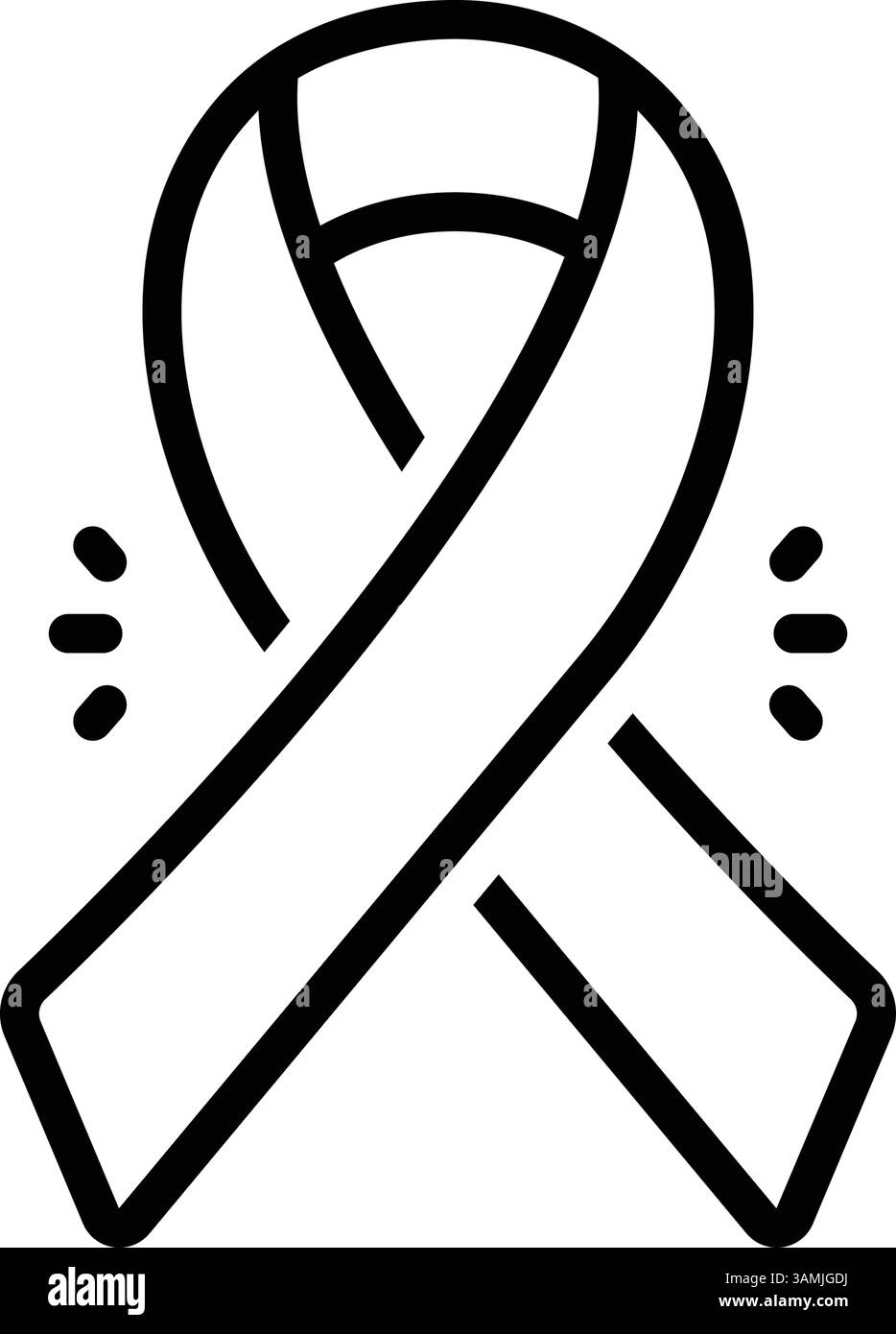 Cervical cancer awareness ribbon Stock Vector Images - Alamy