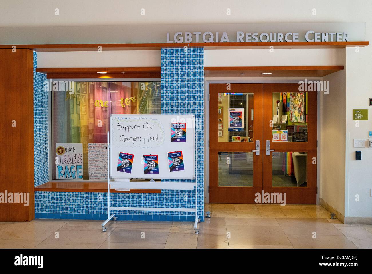 Exterior of the LGBTQIA Resource Center inside the Student Community ...